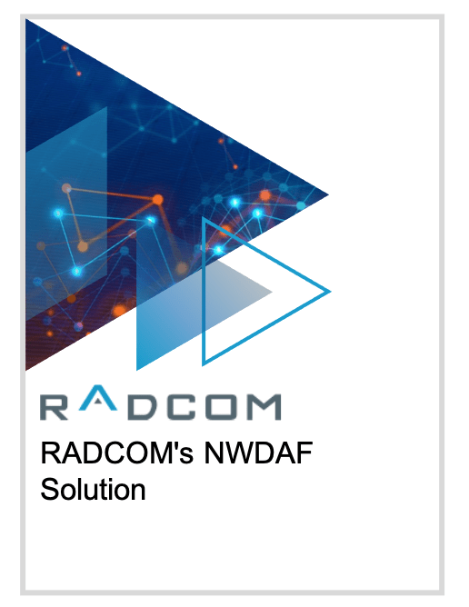 NWDAF and Assurance - RADCOM