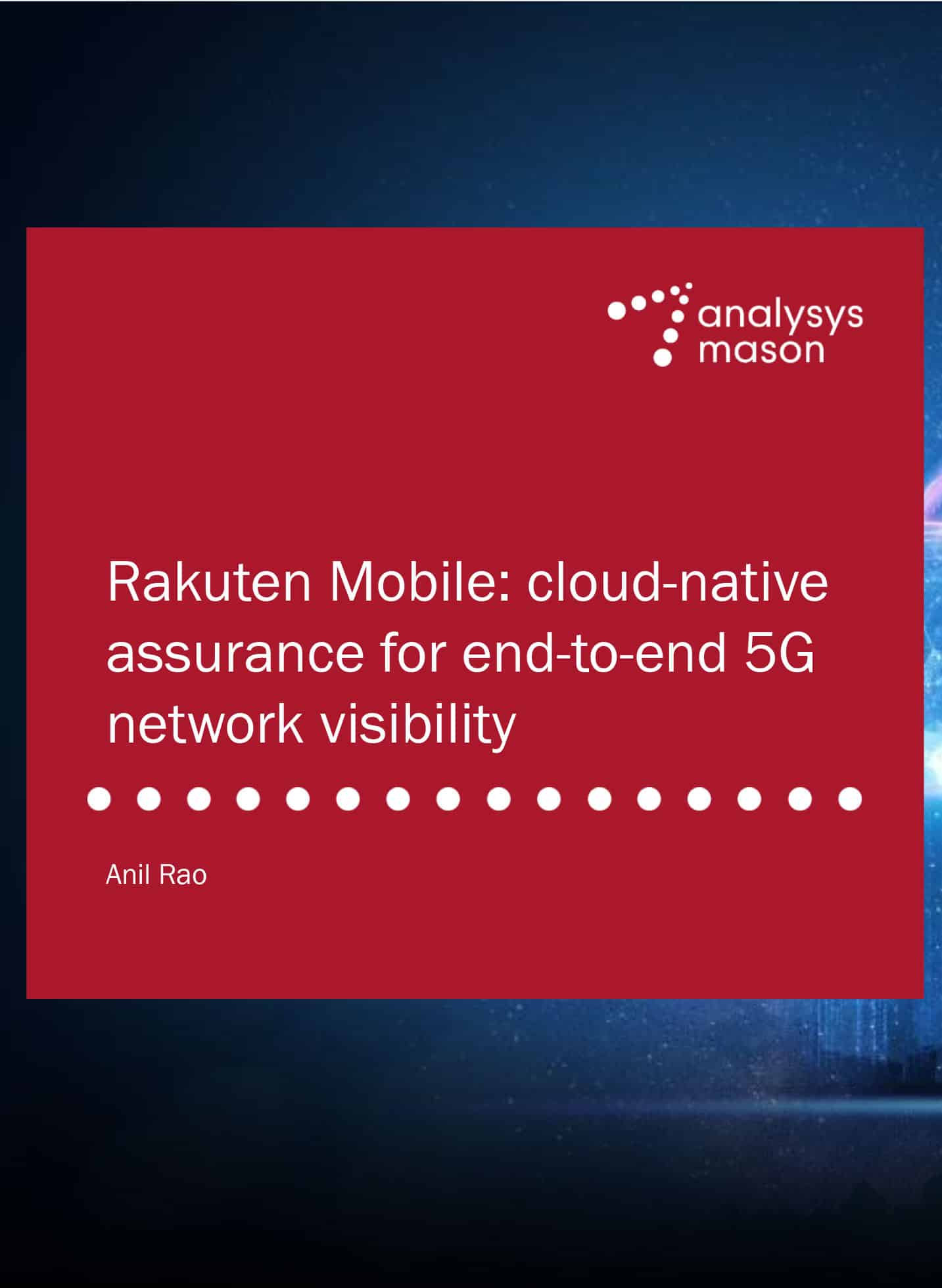 Case study: RADCOM & Rakuten Mobile - RADCOM