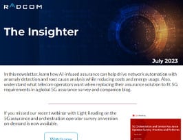 The Insighter - Our automated assurance newsletter for Q3-23 | RADCOM